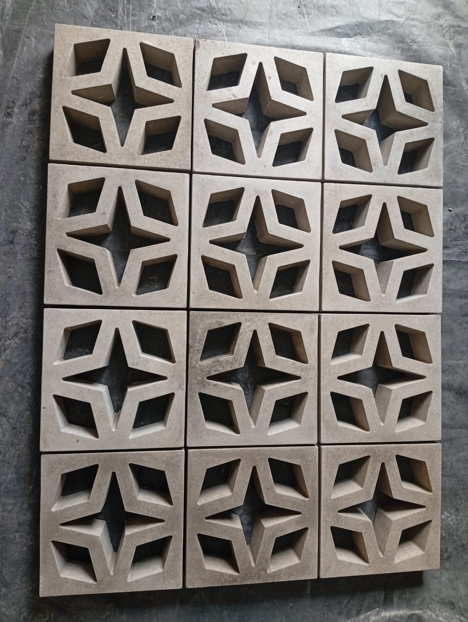 300mmmx300mmx70mm 3D Aero diamond vent blocks - Vent Blocks Kenya