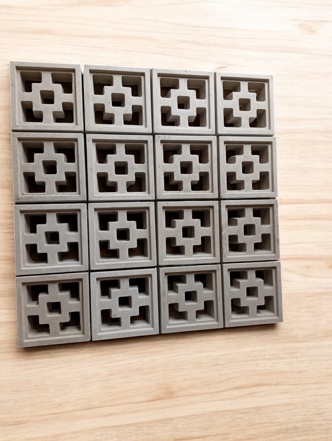 200mmx200mmx60mm 3D Square Vent Blocks - Vent Blocks Kenya