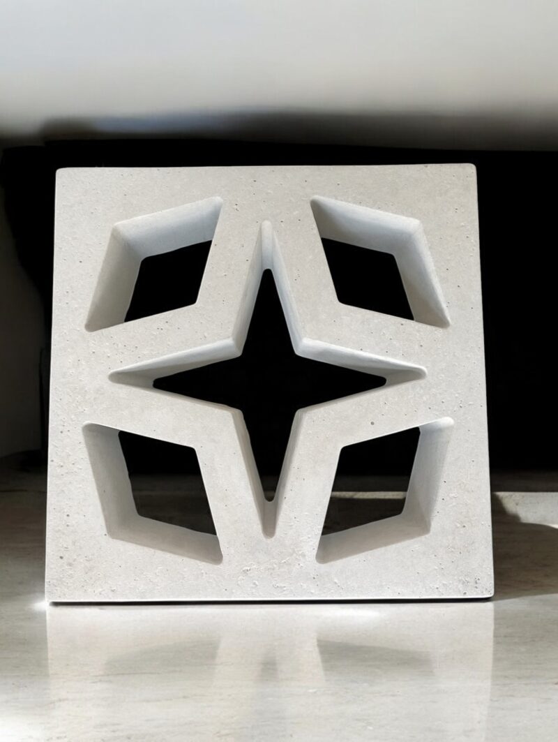 300mmx300mmx70mm 3D Diamond Vent Blocks - Vent Blocks Kenya