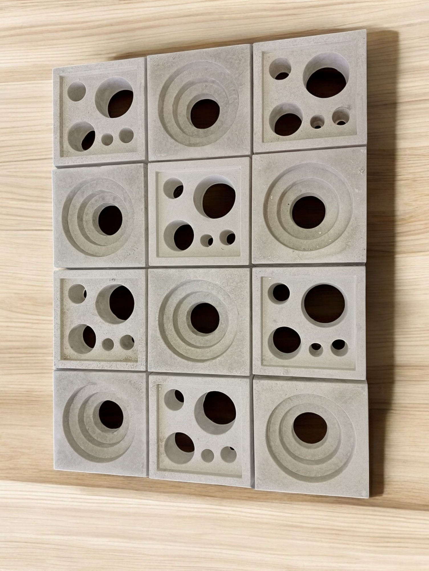 3D hollow Round 200mmx200mmx60mm vent Blocks - Vent Blocks Kenya