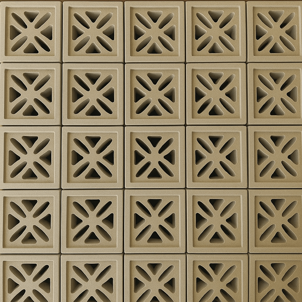 3D Flower 200mm x 200mm x 60mm Vent Blocks - Vent Blocks Kenya