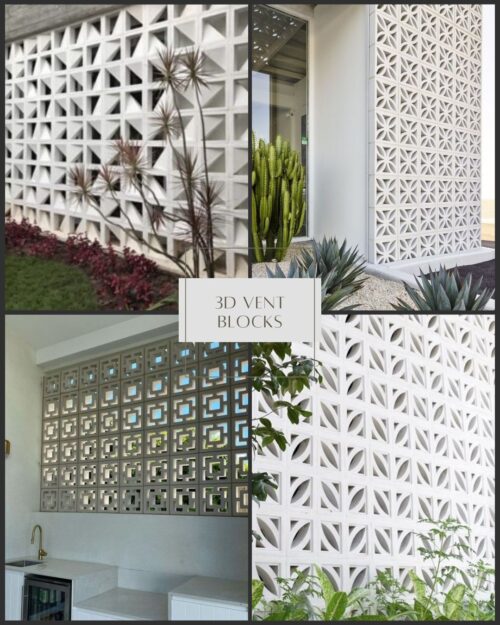 3D Vent Blocks – 200×200×60 mm (Concrete Breeze Blocks) - Vent Blocks Kenya